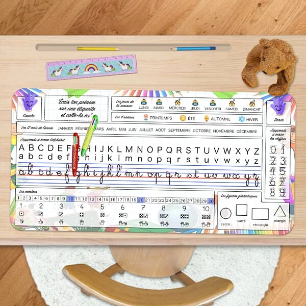 Sous-Main Maternelle Véritable ou À Imprimer | sous-main-bureau.com