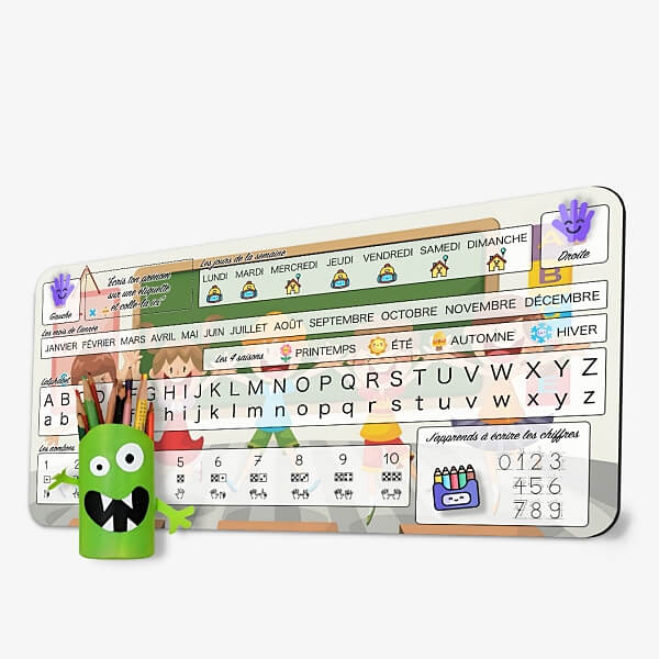 Sous-Main Maternelle Véritable ou À Imprimer | sous-main-bureau.com