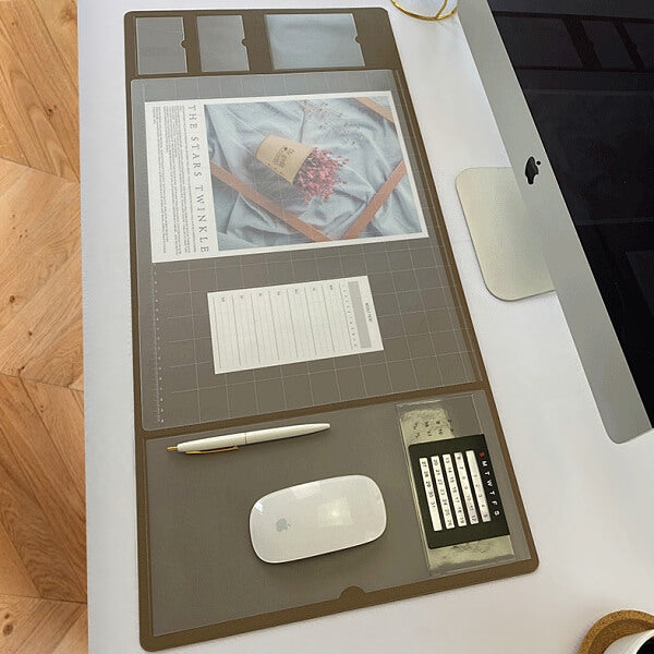 Sous-Main Plastifié Valentino Bianchi® | sous-main-bureau.com